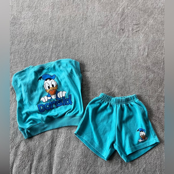 Disney | Matching Sets | Vintage Donald Duck Kids Play Set Size S ...